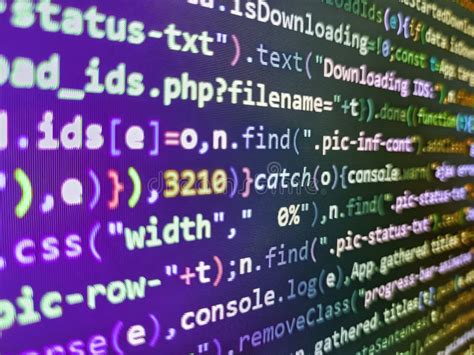 Programming Code Abstract Technology Background Of Software Developer