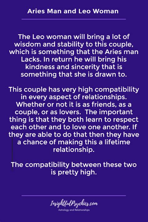 Leo Man With Aries Woman Compatibility Leo And Aries Love Compatibility