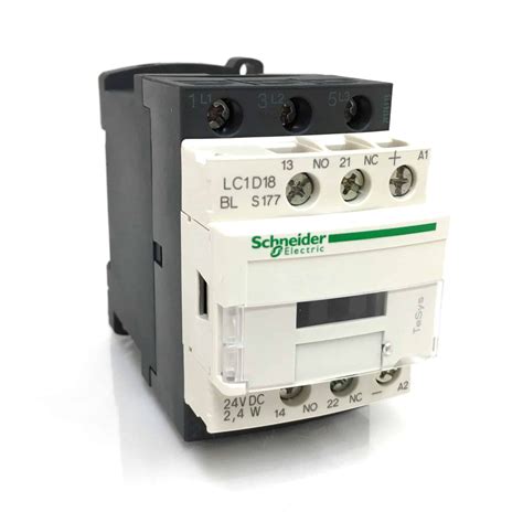 Contactor Lc1d18bls177 Schneider 24vdc 2 4w 7 5kw 834767 Lc1d18 Bl S177
