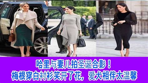 哈里与妻儿拍圣诞合影！梅根穿白衬衫笑开了花，爱犬相伴太温馨 Youtube