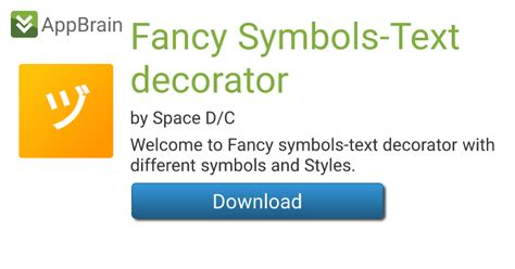 Fancy Symbols Text Decorator For Android Free App Download