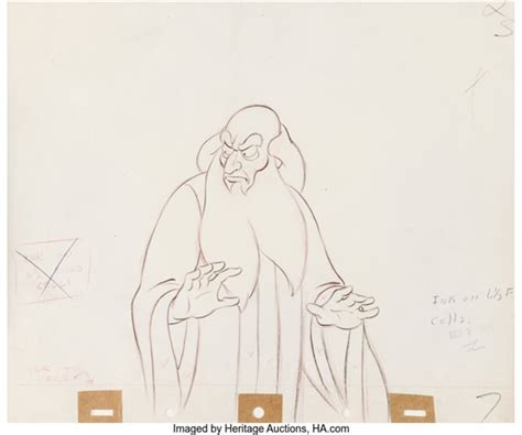 Fantasia The Sorcerers Apprentice Yen Sid Animation Drawing Walt Disney