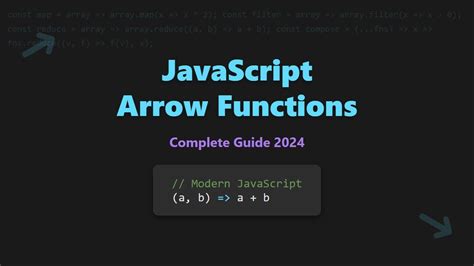 Javascript Arrow Functions The Ultimate Guide For Beginners Youtube