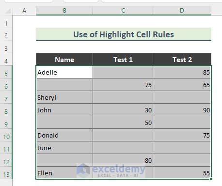 Conditional Formatting If Cell Is Not Blank Exceldemy
