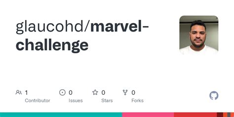 Github Glaucohd Marvel Challenge