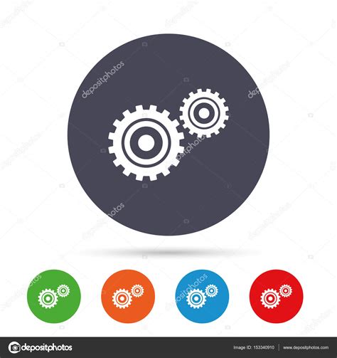 Cogs Settings Sign Icon Stock Vector Image By ©blankstock 153340910