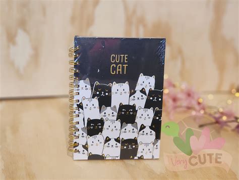 Libreta Argollada Cute Cat Tapa Dura