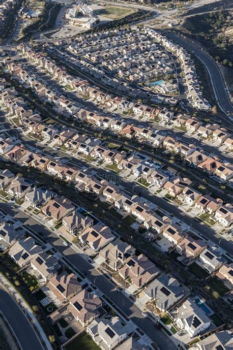 Santa Clarita California Vertical Aerial Stock Image Image Of Angeles