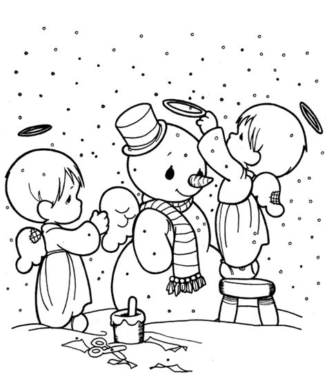 نقاشی آدم برفی برای کودکان؛ ۲۵ طرح زیبا برای رنگ آمیزی ستاره