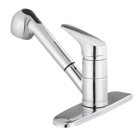 Pull Out Spray Kitchen Faucet Swivel Spout Sink Single Handle Mixer Tap