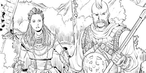 Анонсирована официальная книжка раскраска Horizon Zero Dawn
