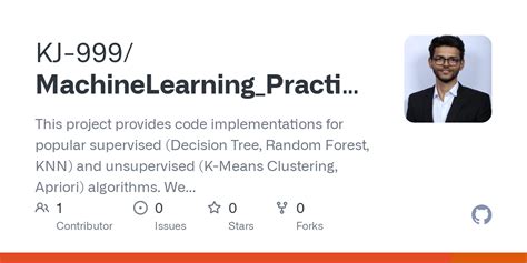 Github Kj 999machinelearningpractice This Project Provides Code
