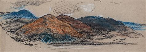 Linnell William 1826 1906 Welsh Landscape Abbott And Holder