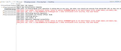Dcsm Device Unlocked But Cant Load Via Jtag C2000
