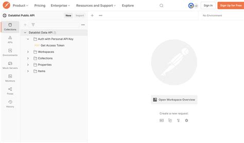 Postman Collection Datablist Developers