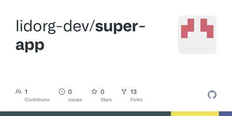 GitHub Lidorg Dev Super App