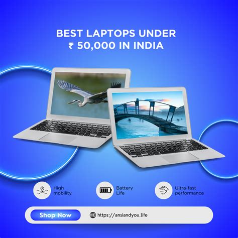 Best Laptops Under ₹ 50000 In India Ansiandyou™