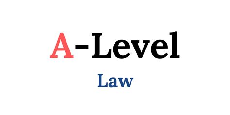 A Level Law