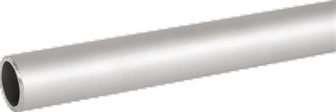 Tube Rond En Aluminium Anodisé Argent Diam 16mm Longueu Bilcocq