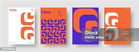 Desain Brosur Abstrak Tata Letak Spanduk Geometris Template Poster