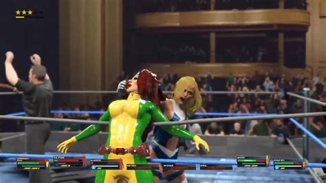 Invisible Woman Wrestled Rogue Ryona Catfight By Catfightx On Deviantart