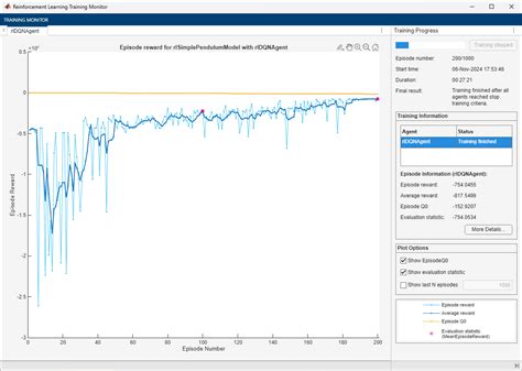 Compare Agents On The Discrete Pendulum Swing Up Environment Matlab And Simulink
