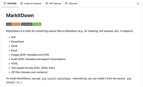 Microsoft Open Sourced Markitdown An Ai Tool To Convert All Files Into Markdown For Seamless