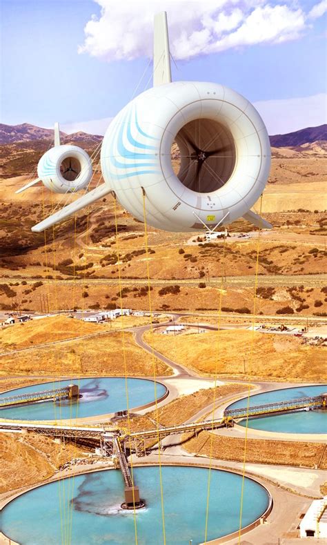 Airborne Wind Turbine Visualizations On Behance Solar Energy Companies Wind Turbine