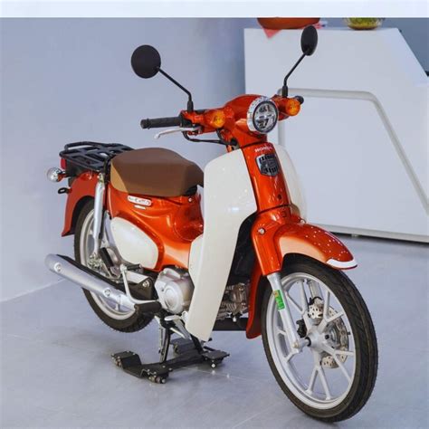 Xe Máy Nhập Honda Super Cub 110cc Abs Japan Màu Cam Xe MÁy NhẬp ĐẸp