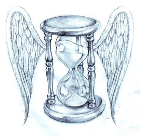 Hourglass Drawing At Lola Yedinak Blog