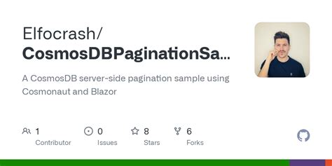 Github Elfocrashcosmosdbpaginationsample A Cosmosdb Server Side Pagination Sample Using