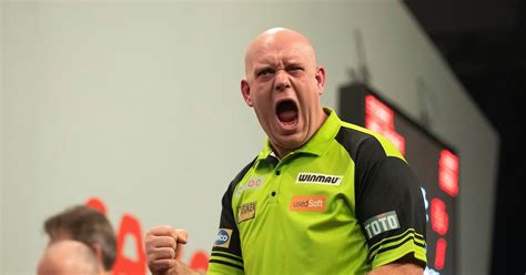 Michael Van Gerwen Imponeert Op Wk Setgemiddelde Van 12525 Hoogtepunt