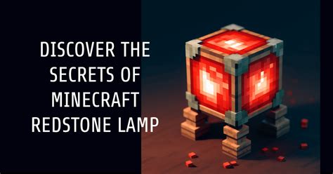 Minecraft Redstone Lamp Everything You Need To Know