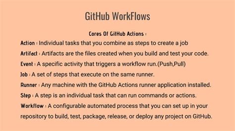 Cicd Pipeline Using Github Actions Pptx