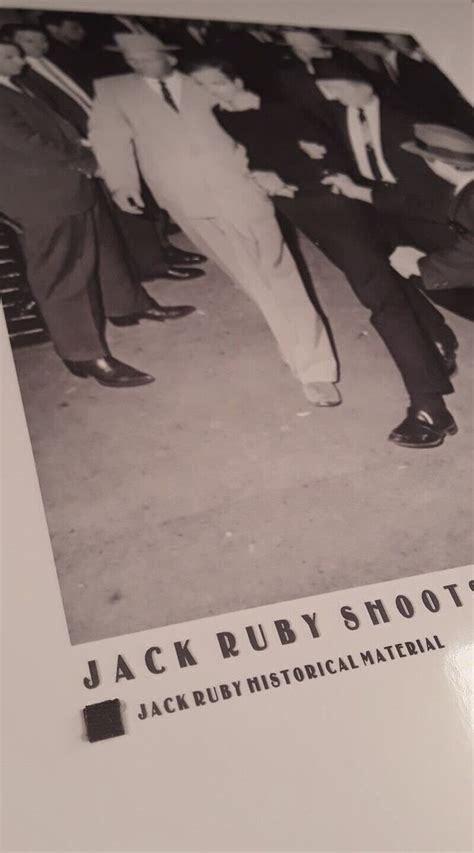 Jack Ruby Shoots Lee Harvey Oswald Historical Material Clothing