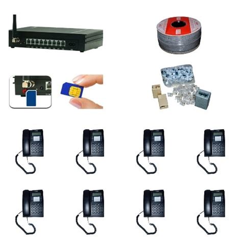Pabx Extensions Wired Intercom GSM Network Bundle Konga Online Shopping