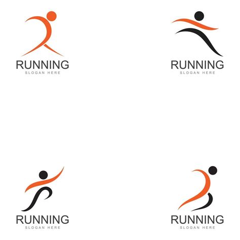 Running Human Logo Design Marathon Logo Template Running Club Or Sports