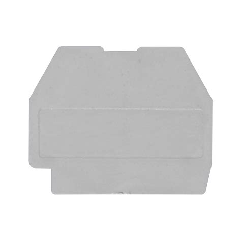 Din Rail Mounted Terminal Block End Cover Used With Micro Miniature