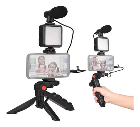 Vlog Kit Para Grabación En Vivo De Selfies Video Transmisi Cuotas
