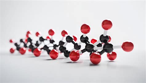 Molecule Of Phenylalanine On White Background Chemical Model Premium Ai Generated Image