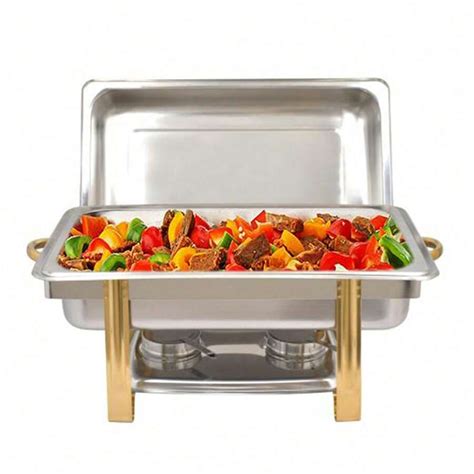 YUNRUX Ensemble de réchauds pour buffets et traiteurs en acier