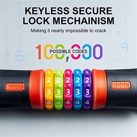 Bike Chain Lock Heavy Duty Anti Theft Bicycle Lock 5