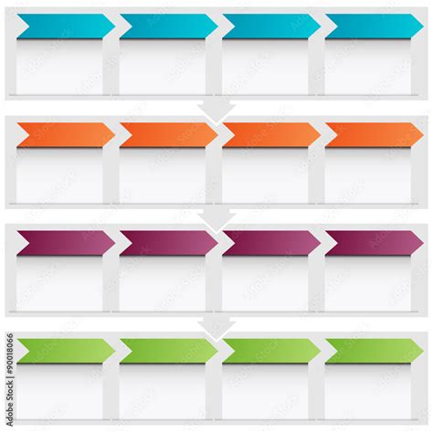 Arrow Flow Chart Icon Stock Vector Adobe Stock