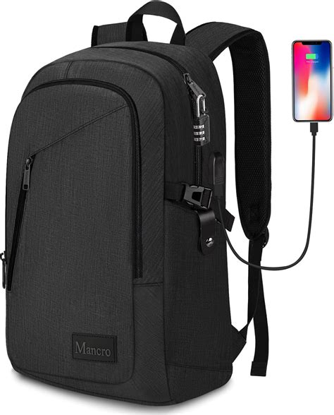 Mancro Anti Theft Laptop Backpack With Usb Charging Morocco Ubuy