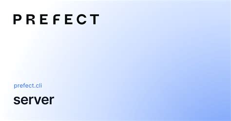 Server Prefect