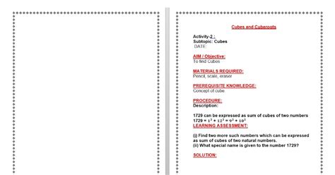 🌈⚡key To Enjoy Learning Maths☘🌈 Class 08 Cubes And Cuberoots 2 Cubes