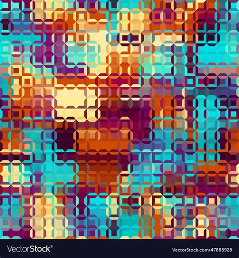 Geometric Abstract Pattern In Low Poly Style Vector Image