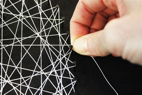 smiling and spooky diy skull string art