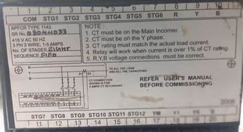 SYNTRON APFCR TYPE 1143 AUTOMATIC POWER FACTOR RELAY MADE IN INDIA At 15000 Piece APFC
