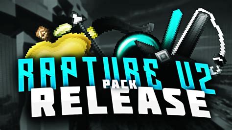 Rapture V2 Minecraft Texture Pack Release 64x Uhcpvp Youtube Music